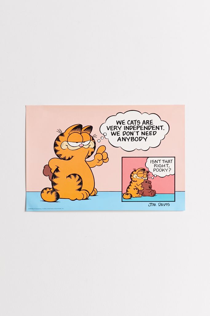 Urban Renewal Vintage Garfield Poster | Urban Outfitters