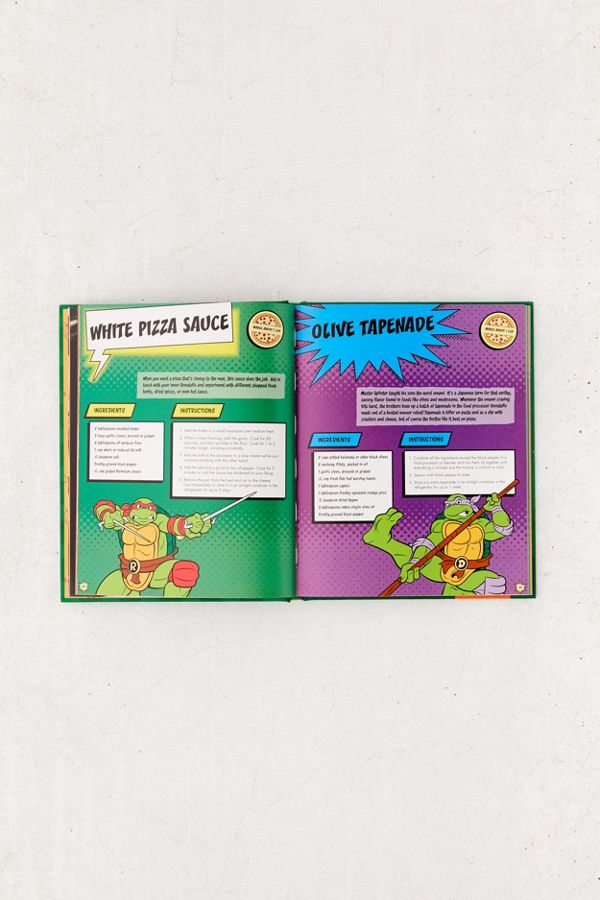 Teenage Mutant Ninja Turtles Cookbook Pizza Box UO Exclusive Gift Set ...