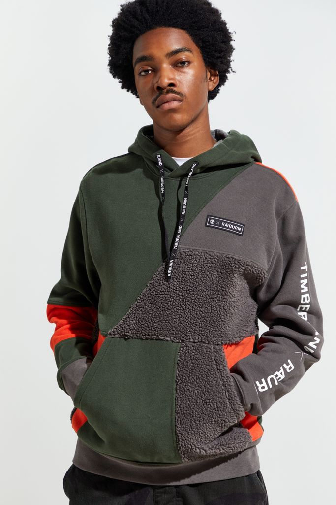 Timberland X Christopher Raeburn Pattern Blocked Hoodie Sweatshirt ...