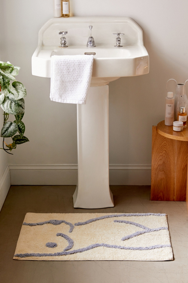 Female Form Bath Mat | Urban Outfitters