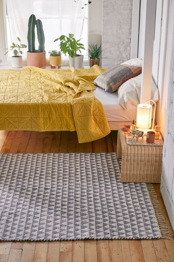 Maisy Triangle Rag Rug | Urban Outfitters