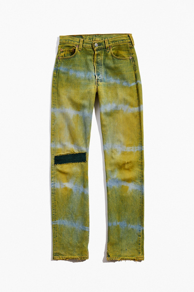 Vintage Levi’s Yellow Dyed Blue Jean | Urban Outfitters