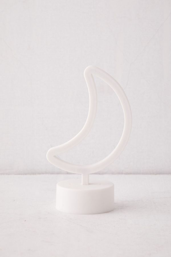 Crescent Moon Mini LED Neon Table Lamp | Urban Outfitters