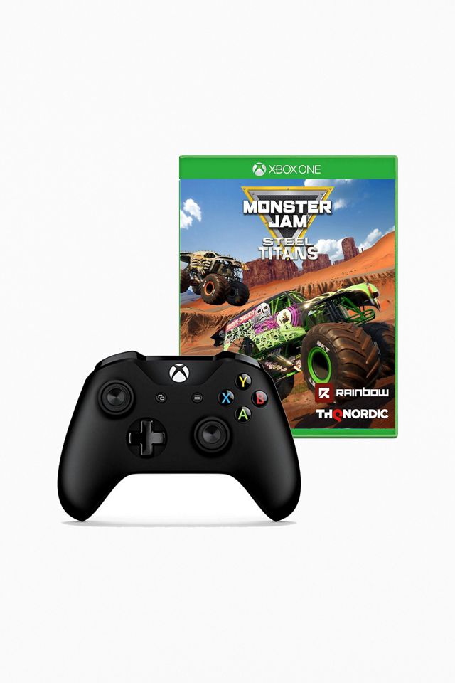 Xbox One Monster Jam Steel Titans Video Game And Wireless Controller ...