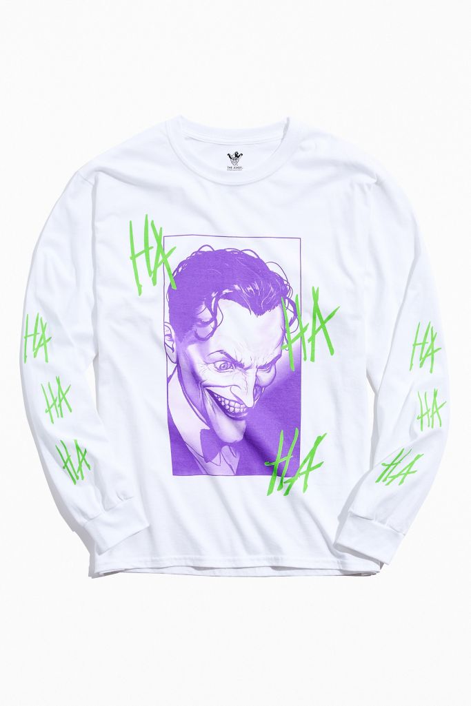 Joker Haha Long Sleeve Tee Urban Outfitters