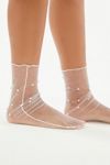 Pearl Sheer Crew Sock | Urban Outfitters
