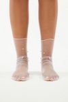 Pearl Sheer Crew Sock | Urban Outfitters
