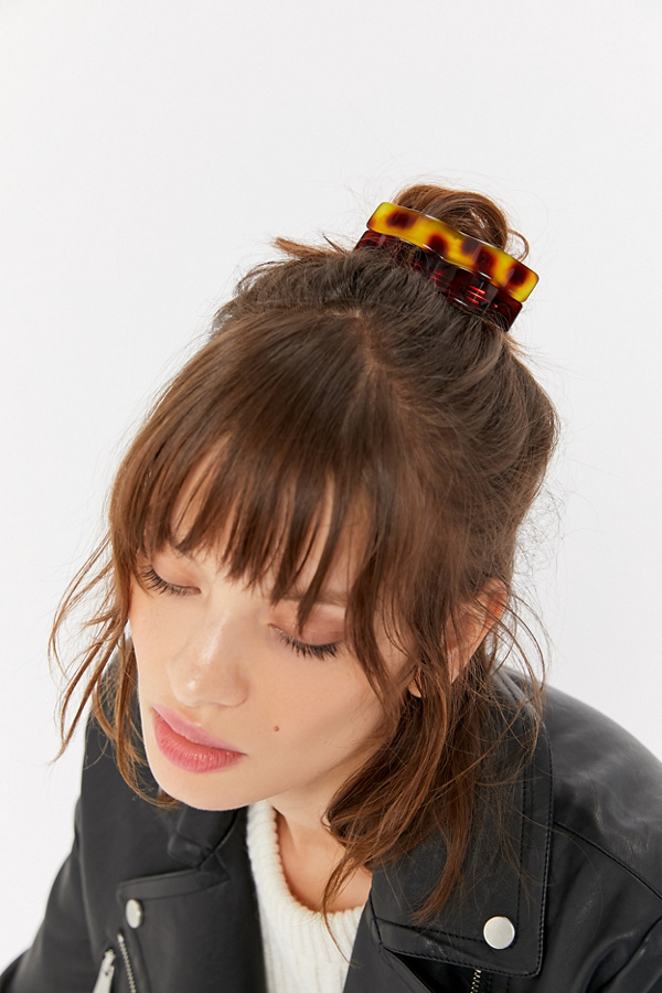 Vintage ‘80s Leopard Hair Clip Set | Urban Outfitters