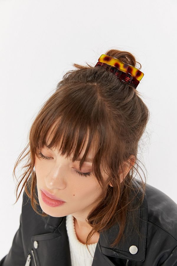 Vintage ‘80s Leopard Hair Clip Set | Urban Outfitters