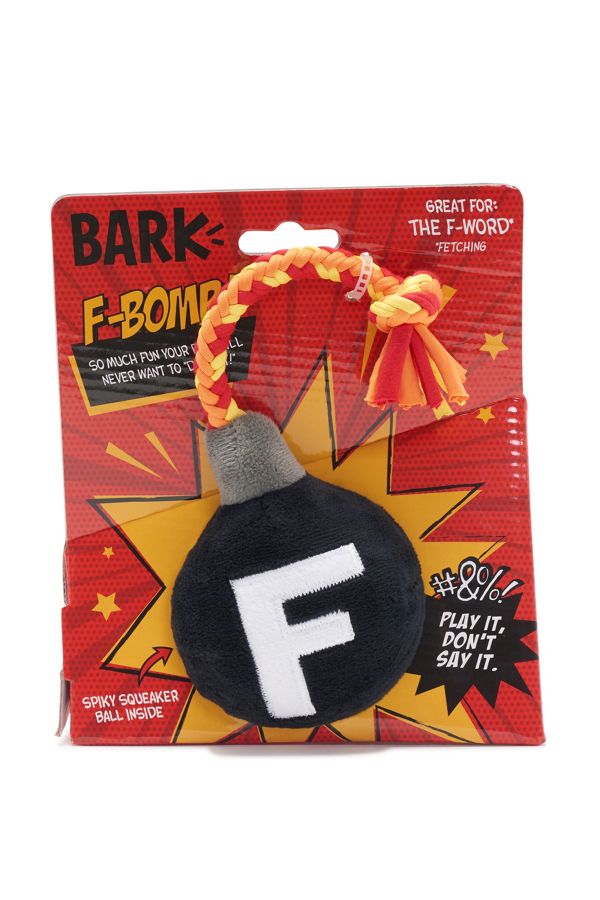 BARK F-Bomb Dog Toy | Urban Outfitters