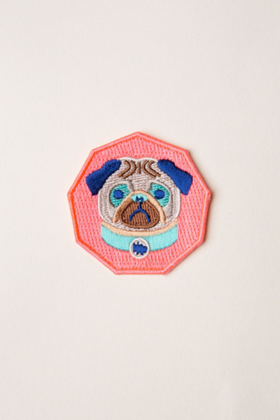 Mokuyobi Pug Patch | Urban Outfitters
