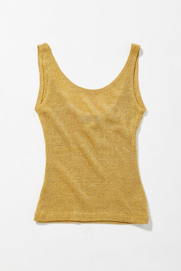 Vintage Yellow Shine Tank Top | Urban Outfitters