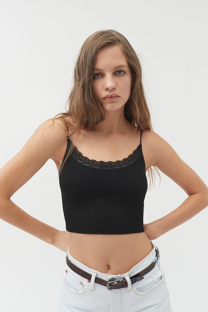 Out From Under Cameron Seamless Lace Trim Cami Urban Outfitters