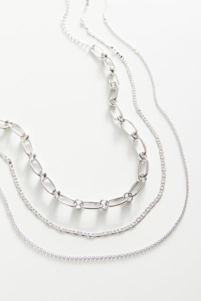 Harley Layered Chain Necklace Set Urban Outfitters