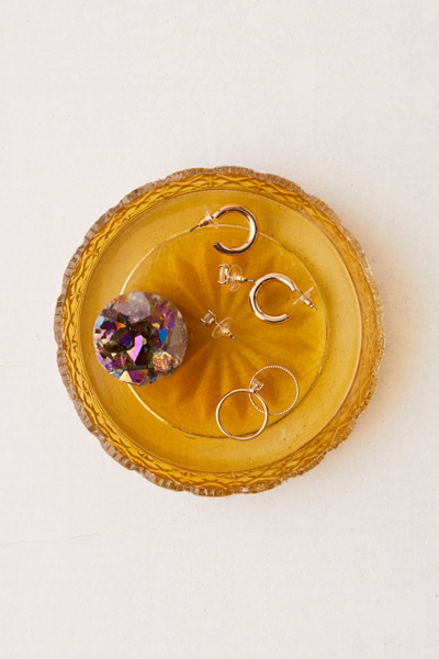 Large Textured Glass Catch-All Dish | Urban Outfitters