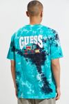 GUESS Blue Tie-Dye Tee | Urban Outfitters