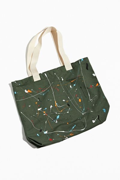 Urban Renewal Remnants Paint Splatter Tote Bag | Urban Outfitters