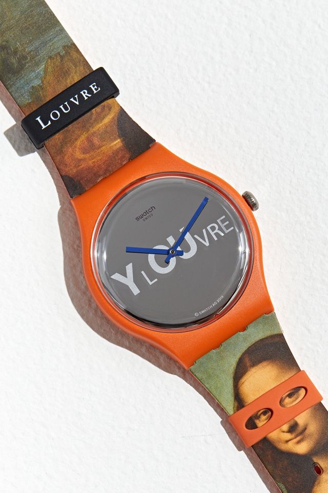 Swatch X Louvre Lisa Masquee Watch | Urban Outfitters