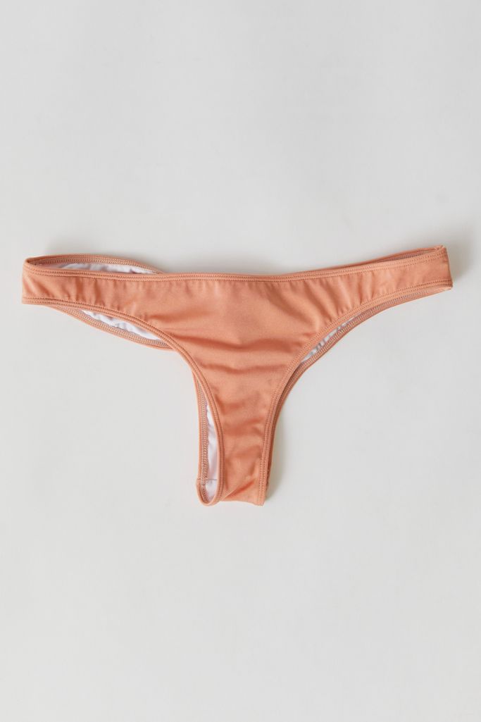 Out From Under Chelsea Ruched Cheeky Bikini Bottom | Urban Outfitters