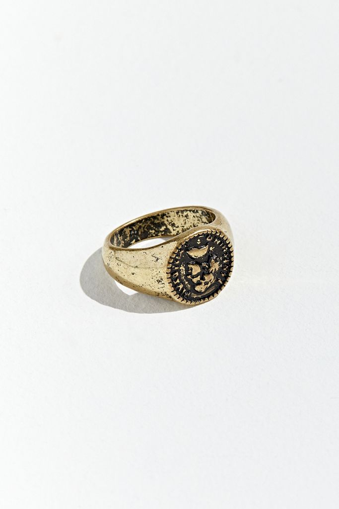 Engraved Roman Signet Ring | Urban Outfitters Canada