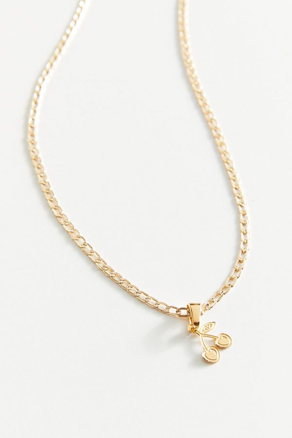 Image Gang Cherry Chain Necklace | Urban Outfitters
