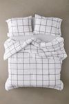 Distressed Grid Comforter Set | Urban Outfitters