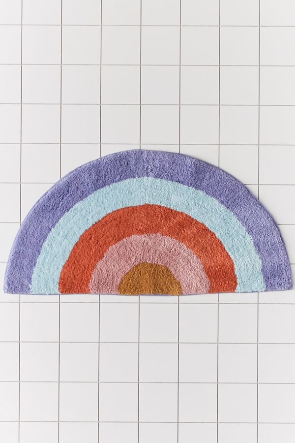 Rainbow Bath Mat | Urban Outfitters