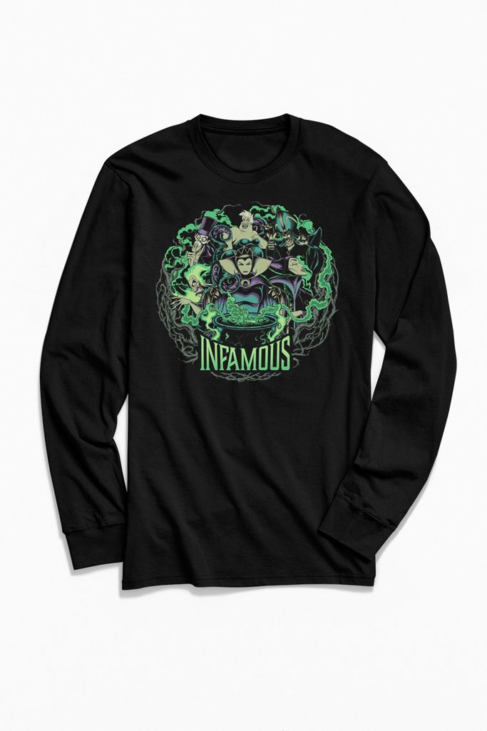 Disney Villains Infamous Long Sleeve Tee | Urban Outfitters