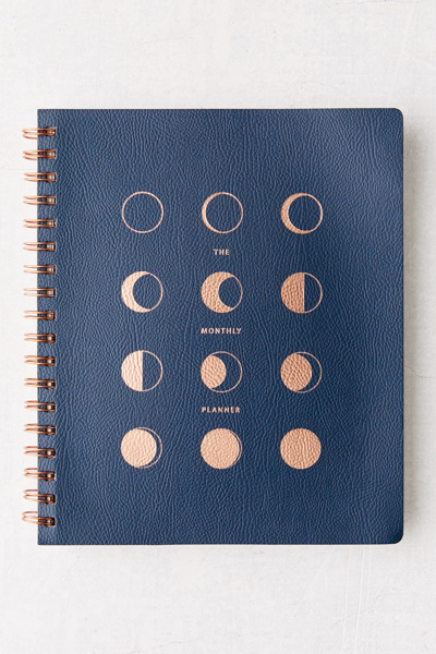 Fringe Studio Moon Phase Monthly Planner Journal | Urban Outfitters