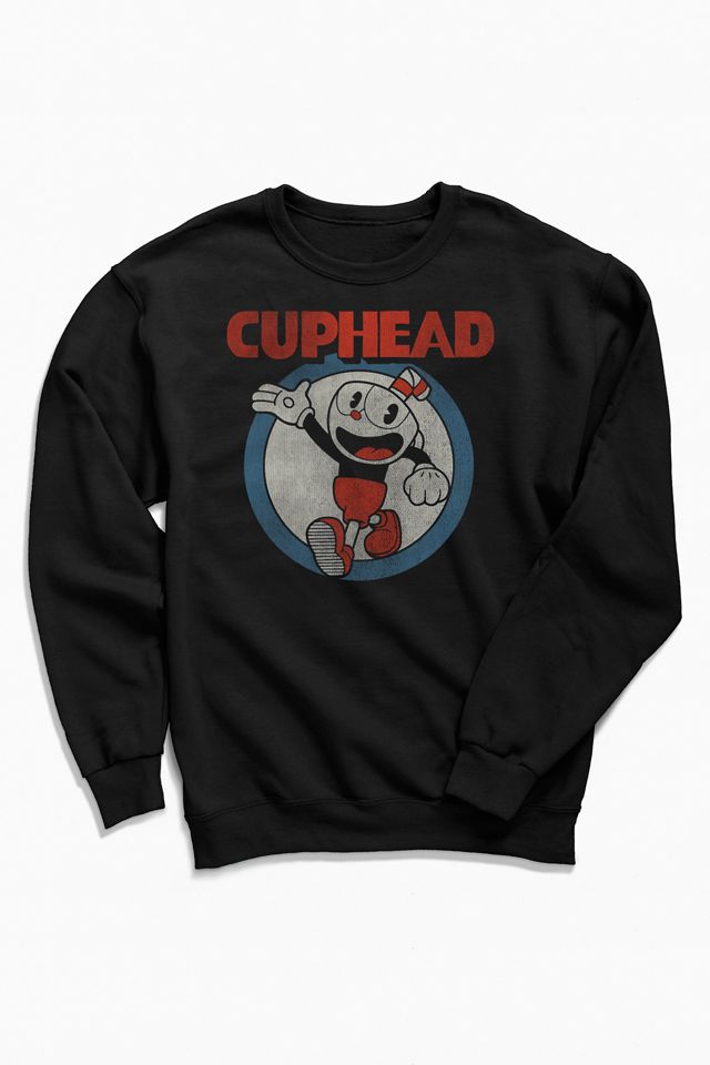 Cuphead Waving Crew Neck Sweatshirt | Urban Outfitters
