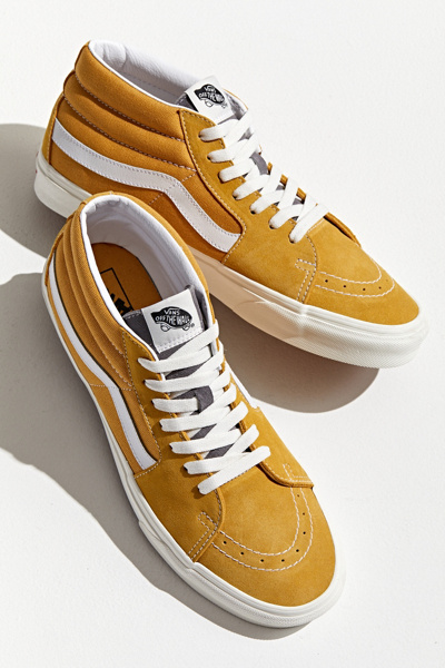 Vans Sk8-Mid Mustard Sneaker | Urban Outfitters