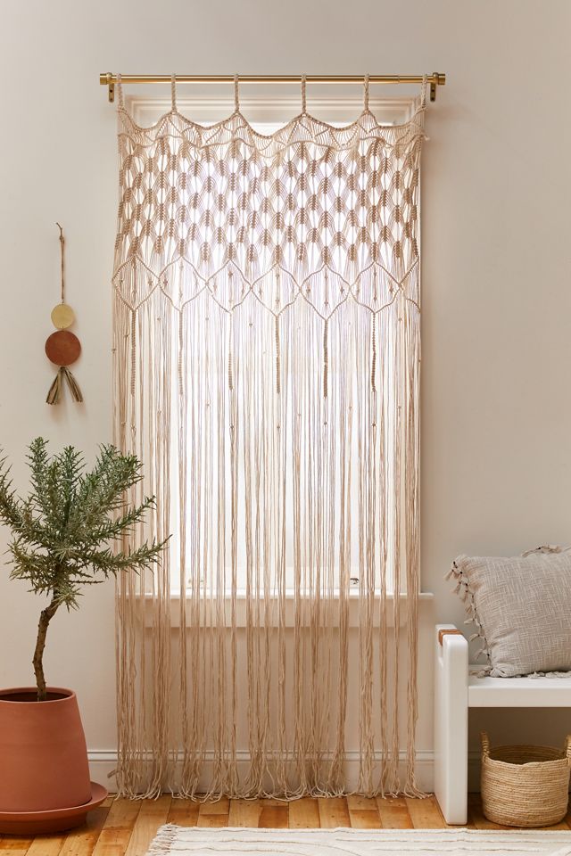 Millie Macramé Window Panel | Urban Outfitters Canada