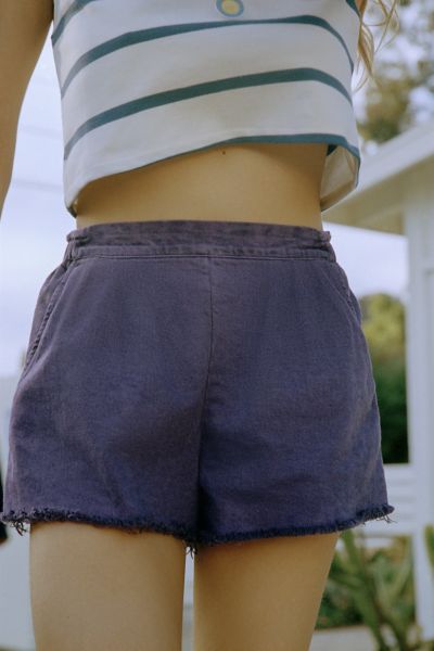 Urban Renewal Remnants Overdyed Denim Pull-On Short | Urban Outfitters Urban Renewal Remnants Overdyed Denim Pull-On Short | Urban Outfitters