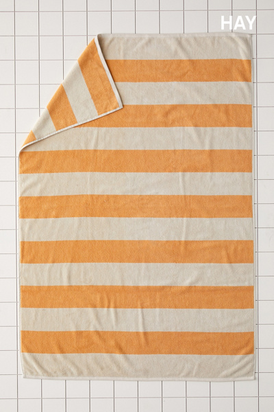 HAY Frotté Striped Bath Towel | Urban Outfitters