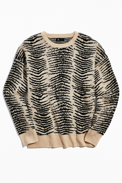 Thrills Zebra Crew Neck Sweater | Urban Outfitters