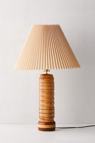 Urban Renewal Mid-Century Modern Wood Table Lamp | Urban Outfitters