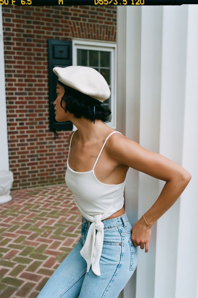 UO Chloe Wrapped Cropped Cami | Urban Outfitters