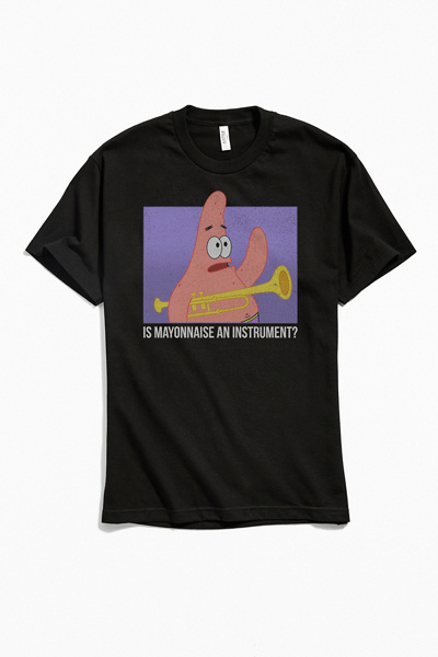 Patrick Star Is Mayonnaise An Instrument Tee | Urban Outfitters