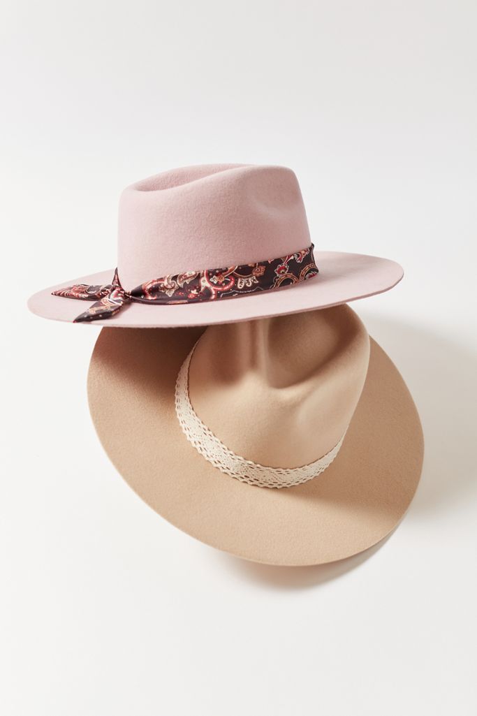 Ribbon Felt Panama Hat | Urban Outfitters
