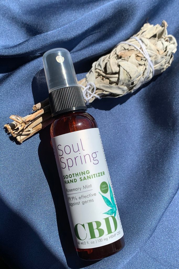 SoulSpring Soothing CBD Hand Sanitizer Spray | Urban Outfitters