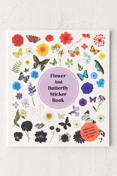Butterfly and Flower Sticker Book | Urban Outfitters