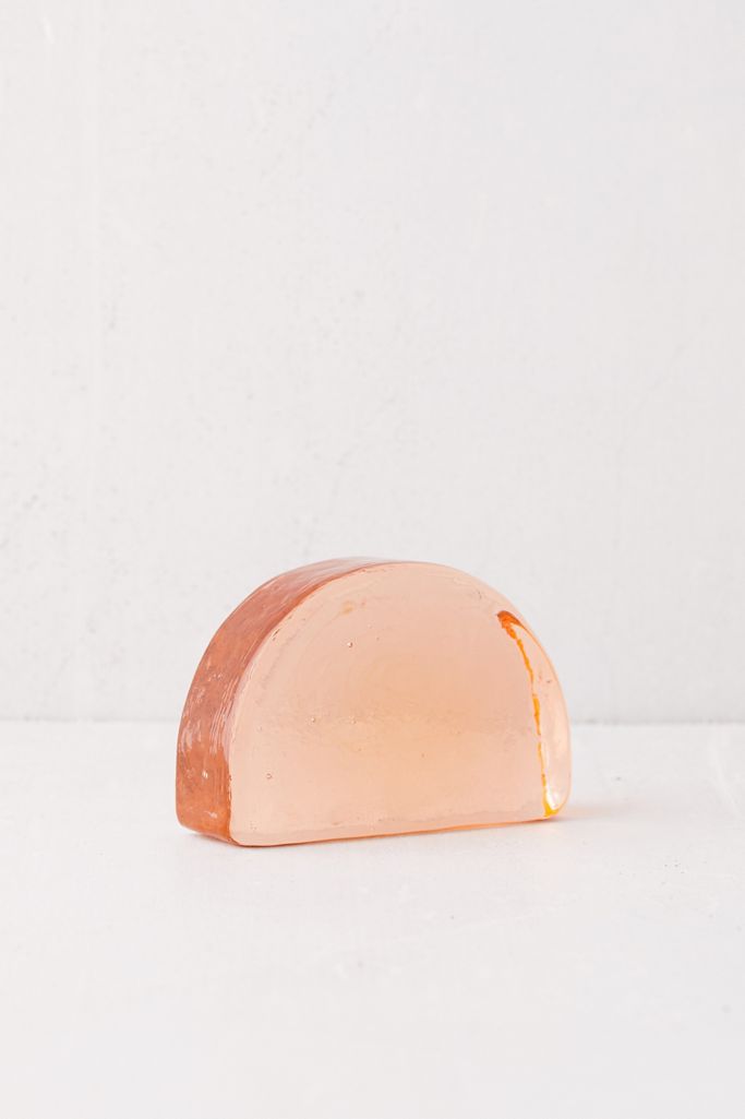 Glass Semicircle Paper Weight | Urban Outfitters