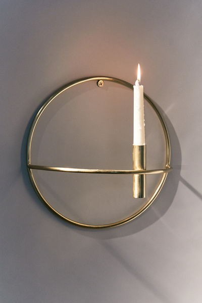 Metal Wall-Mounted Taper Candle Holder | Urban Outfitters