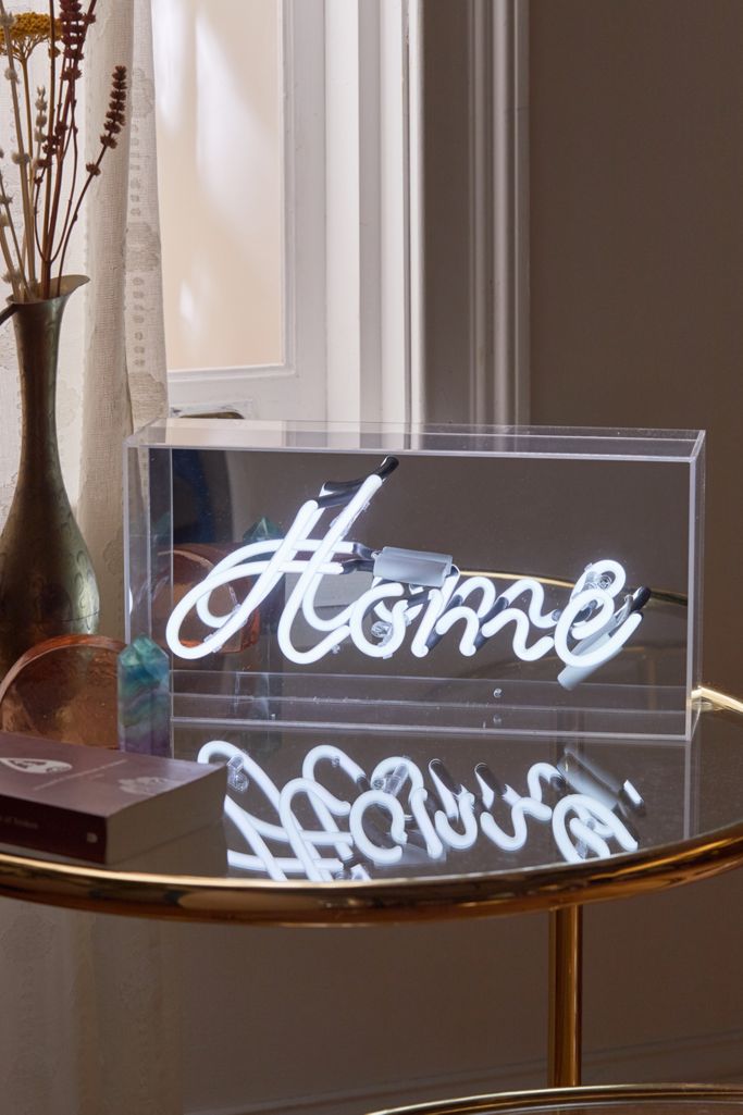 Home Neon Box Light | Urban Outfitters