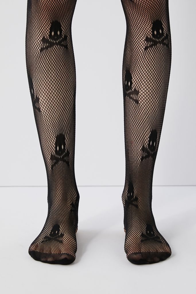 Skull Fishnet Tight | Urban Outfitters