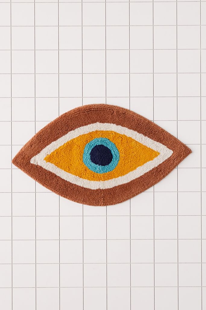 Eye Shaped Bath Mat | Urban Outfitters