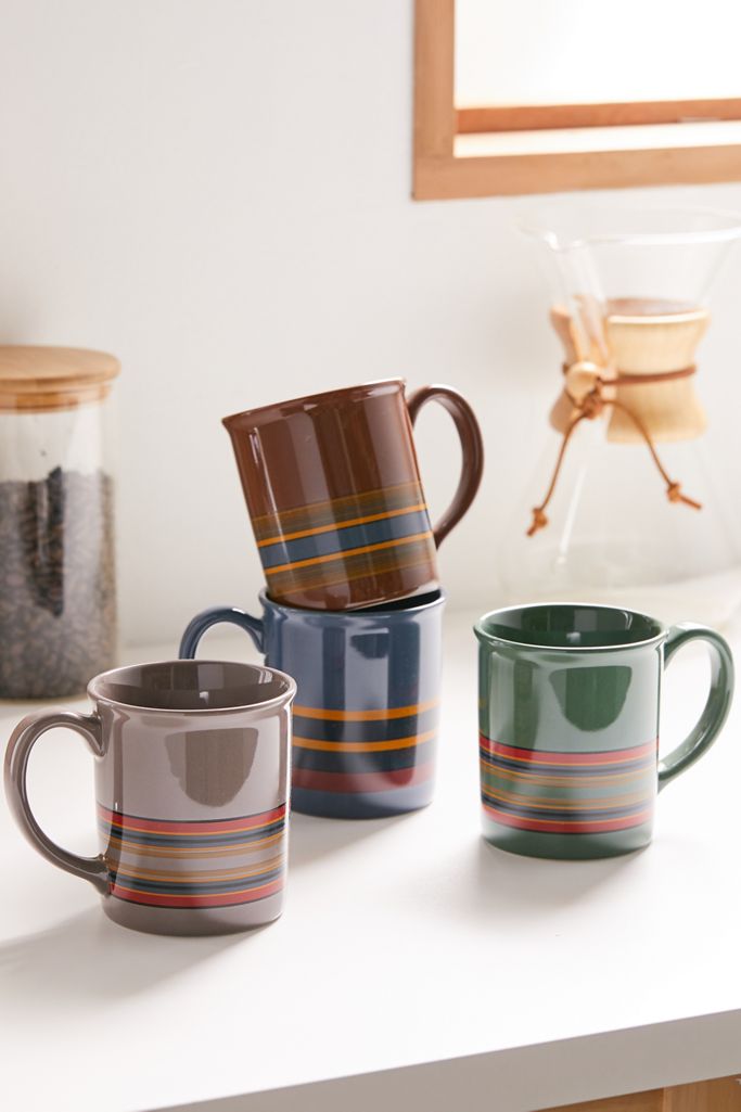 Pendleton Camp Stripe Mug Set | Urban Outfitters