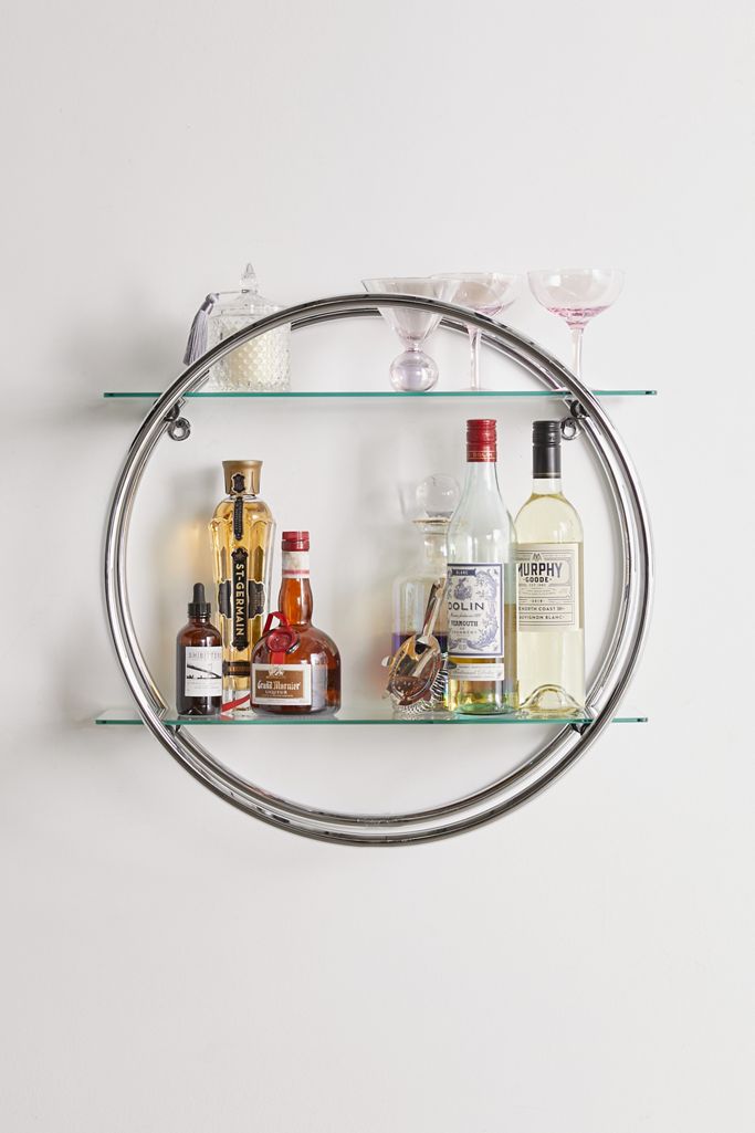 Selene Circle Bar Wall Shelf | Urban Outfitters