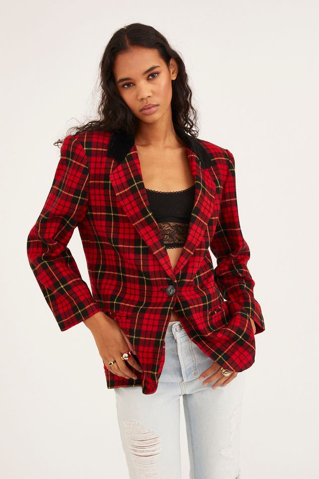 Urban Renewal Recycled Check Wool Oversized Trendy Blazer | Urban ... Urban Renewal Recycled Check Wool Oversized Trendy Blazer | Urban ...