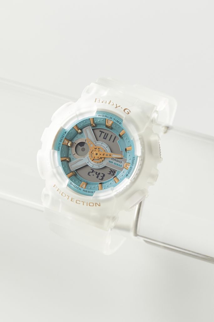 Casio BABY-G White Resin Analog-Digital Watch | Urban Outfitters